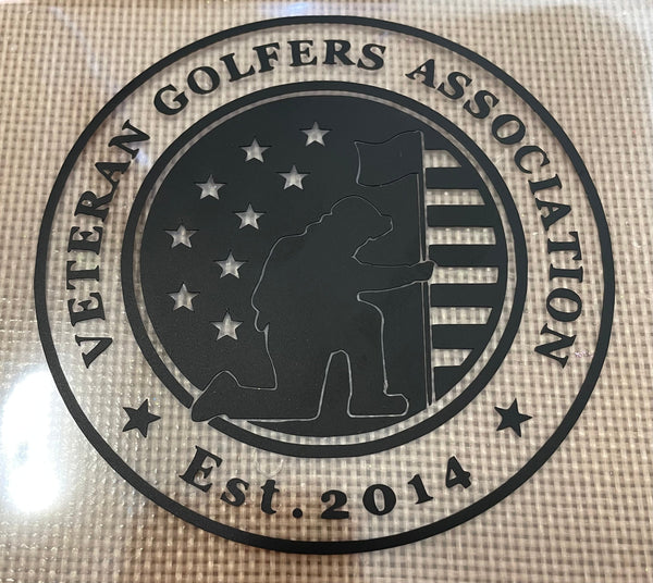 VGA LOGO DECAL BLACK - Veteran Golfers Association